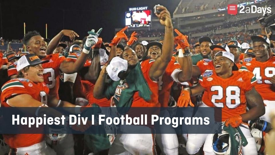 11 Happiest Athletic Programs in the NCAA | 2aDays News