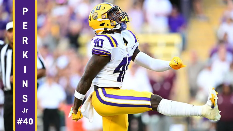 Athlete Feature With Harold Perkins Jr.: From a Last Minute Decommitment to Stardom in the SEC ...