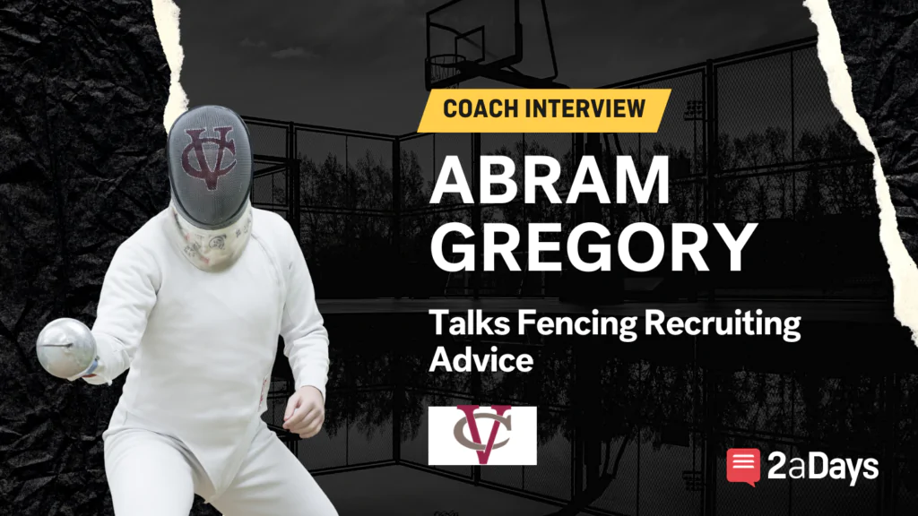 Coach Interview: 18 College Fencing Questions With Vassar's Abram Gregory | Fencing | 2aDays News