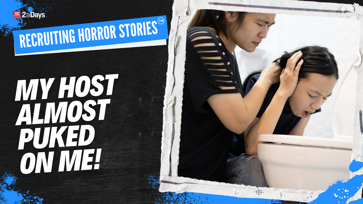 Recruiting Horror Story: A Shower of Puke Came My Way! | Recruiting ...