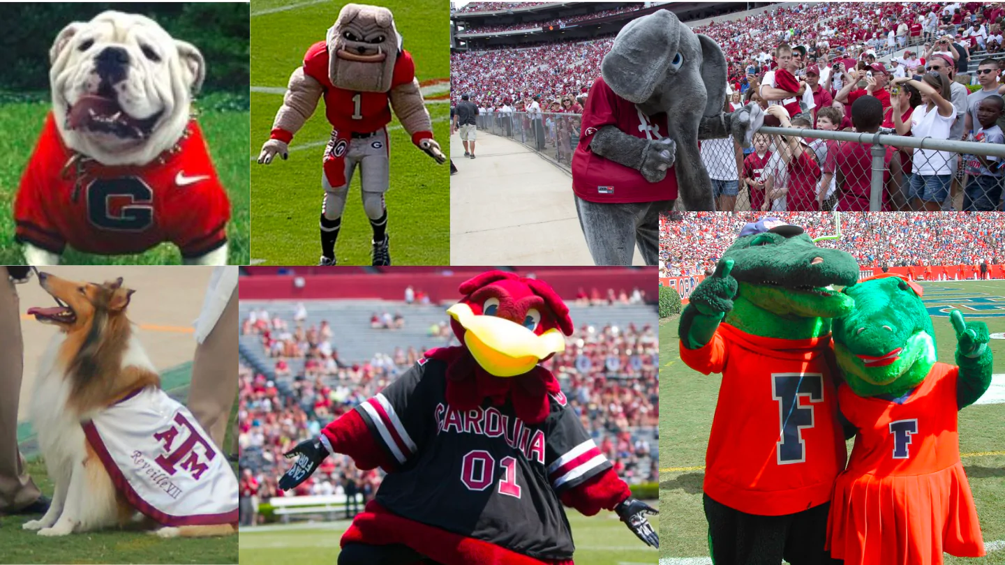 The History of 14 SEC Mascots and Nicknames | News | 2aDays News
