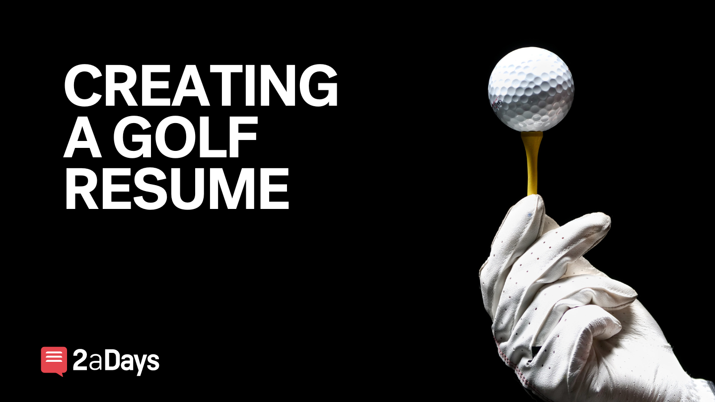 12 Steps to Creating a Winning Golf Resume for College Coaches, A ...