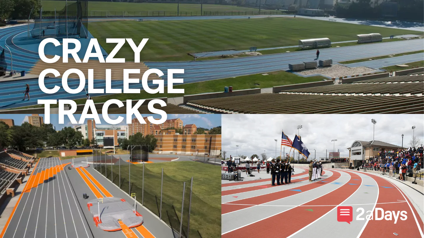 7 NCAA Colleges With Crazy Track Colors | Cross Country/Track and Field ...