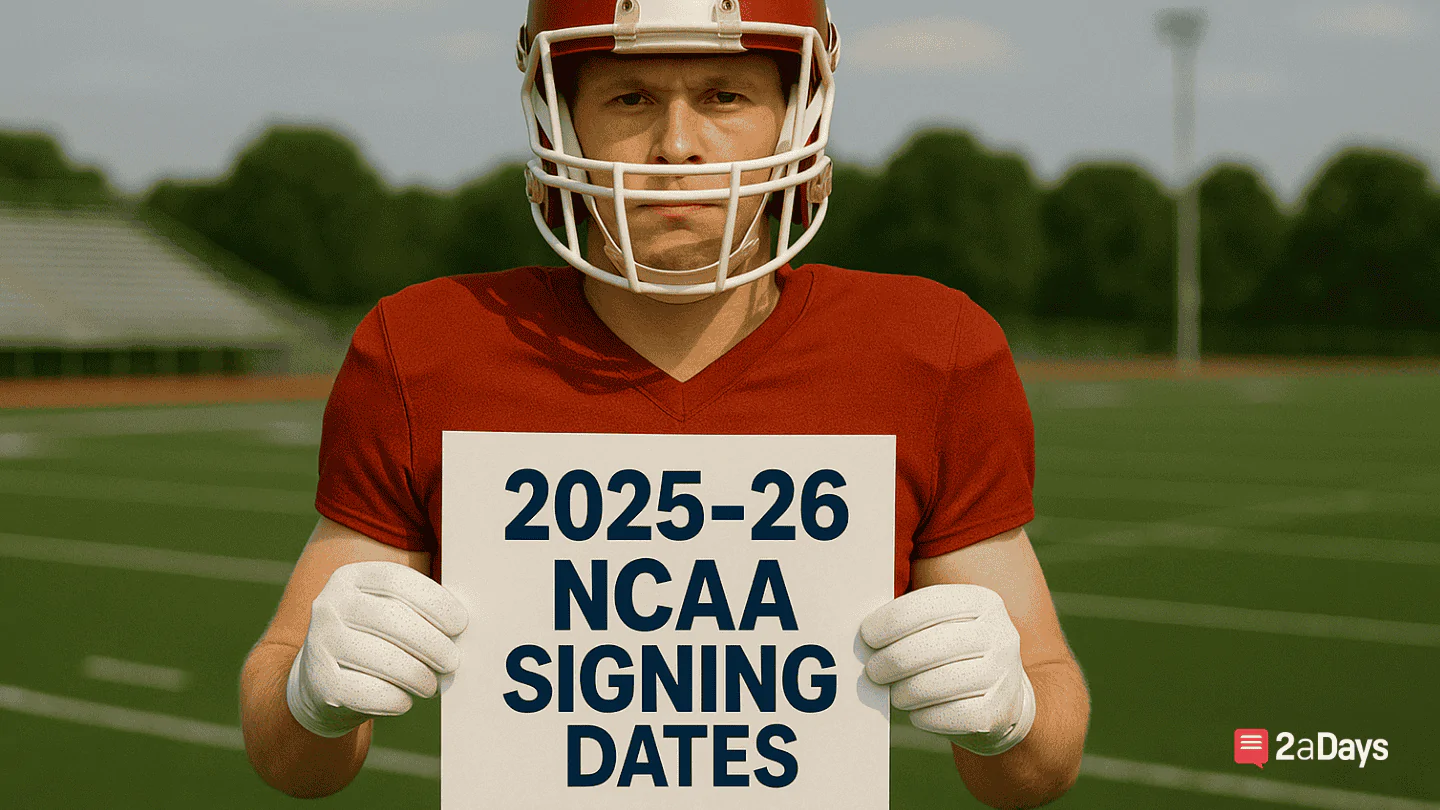 2025-26 NCAA Signing Dates - Official Calendar & Guide | NCAA Rules ...